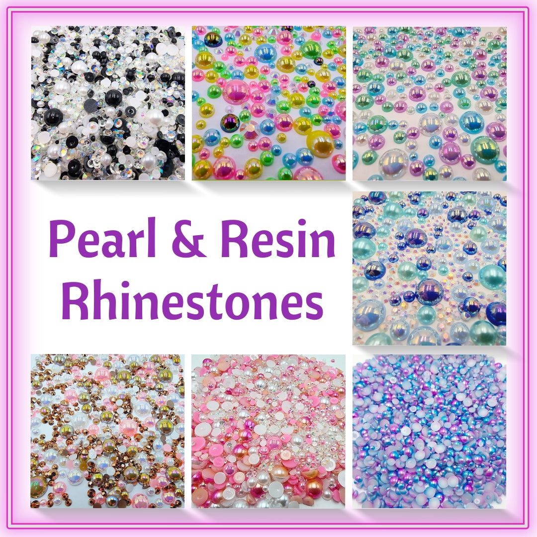 PEARL & RESIN RHINESTONES – Mystic Art Glitters