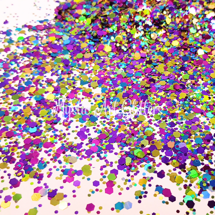 Fantasy Multicoloured Mixed Glitter – Mystic Art Glitters