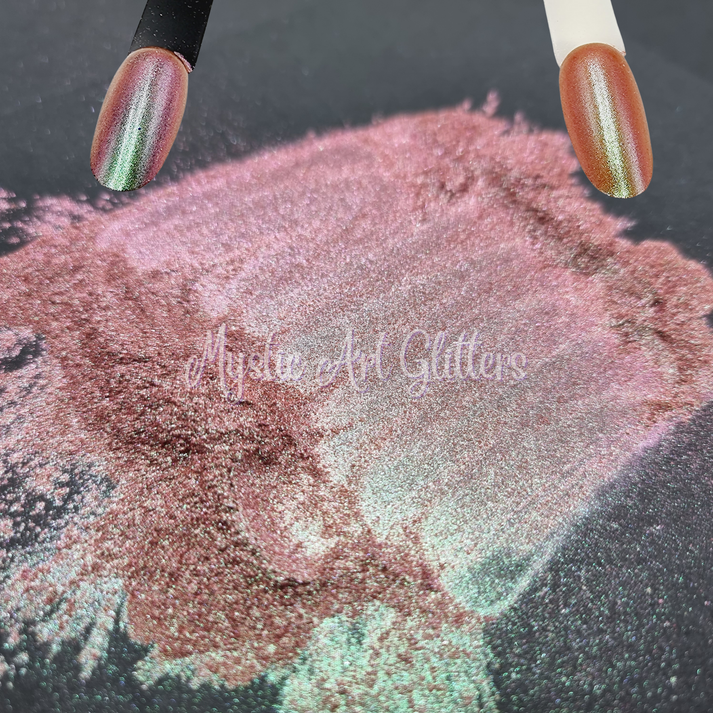 Sparkly Rose Gold Mica Powder – Mystic Art Glitters