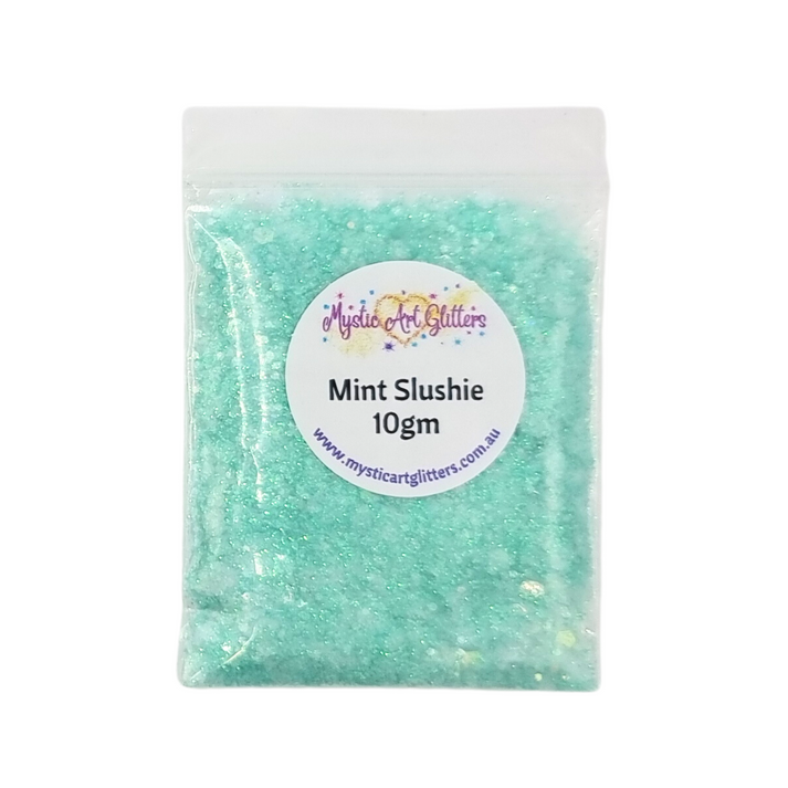 Mint Slushie Glitter Mix – Mystic Art Glitters