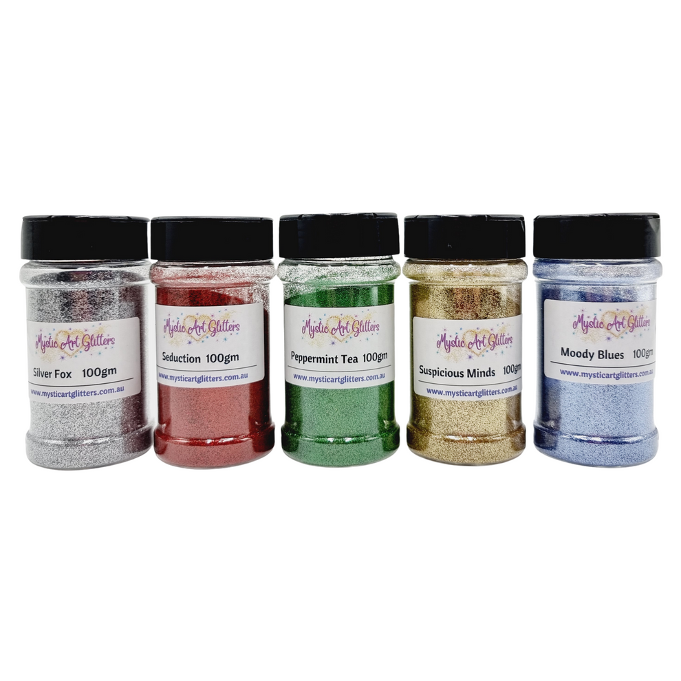 Ultra Fine Glitter Bundle - Total Half a Kilo – Mystic Art Glitters