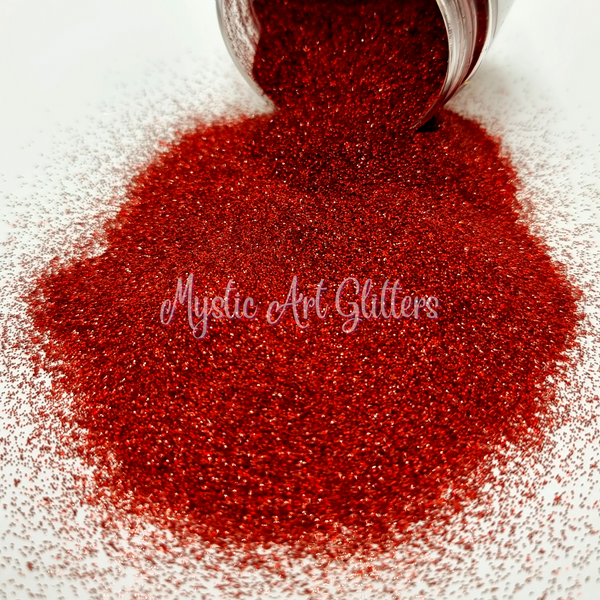 Seduction Ultra Fine Red Glitter – Mystic Art Glitters