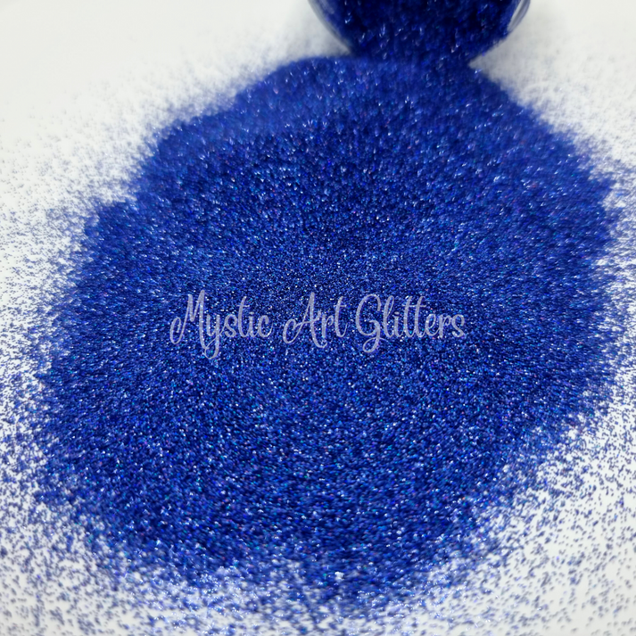 Grace Ultra Fine Holographic Dark Blue Glitter – Mystic Art Glitters