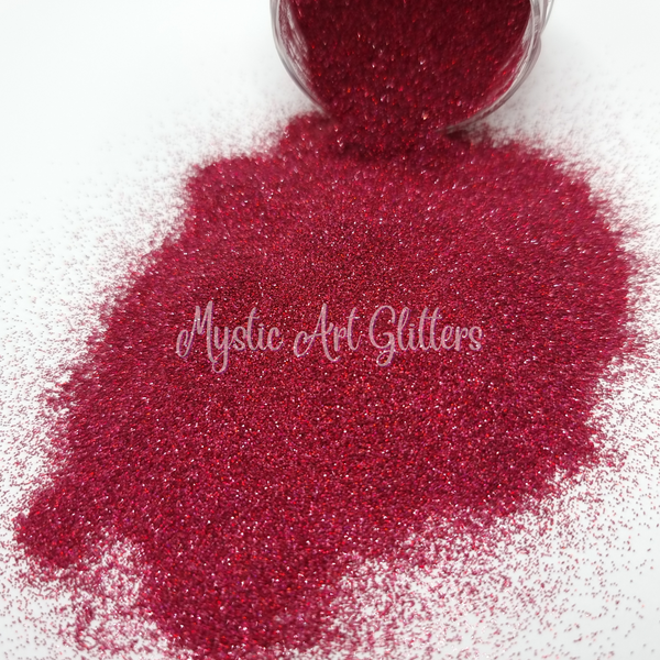 Ruby Red Ultra Fine Glitter – Mystic Art Glitters